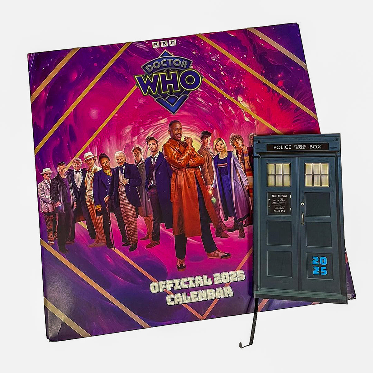 Doctor Who Calendar 2025 + FREE Slim Diary Bundle – LOVARZI