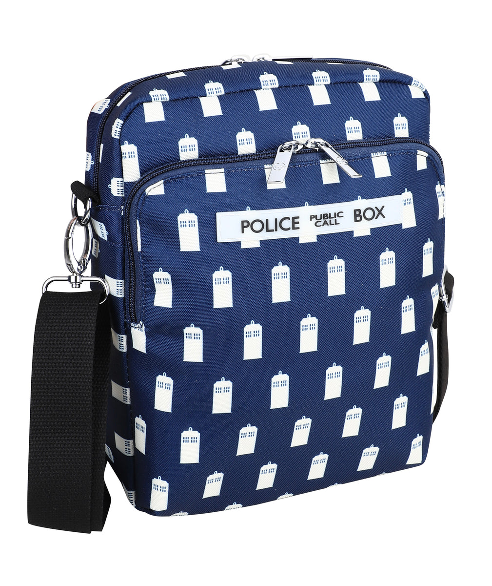 TARDIS Doctor Who Cross Body Bag - Doctor Who Messenger Satchel Bag ...