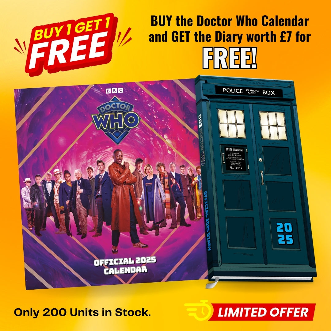 Doctor Who Calendar 2025 + FREE Slim Diary Bundle – LOVARZI