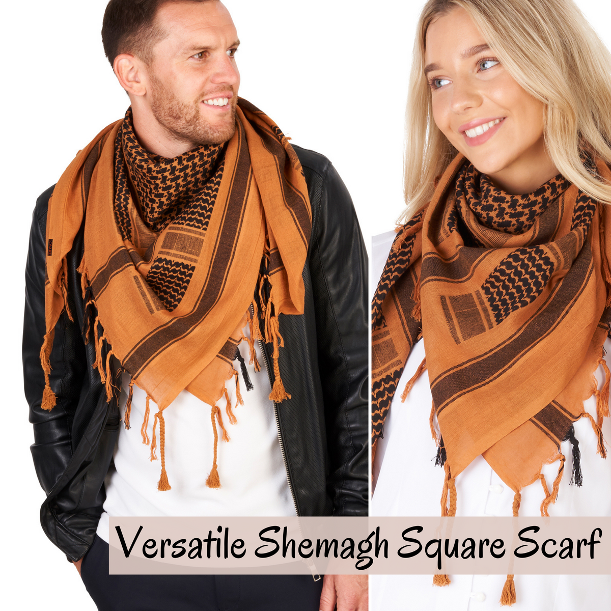 Desert Shemagh Scarf - Palestinian Arab Wrap 100% Cotton – LOVARZI