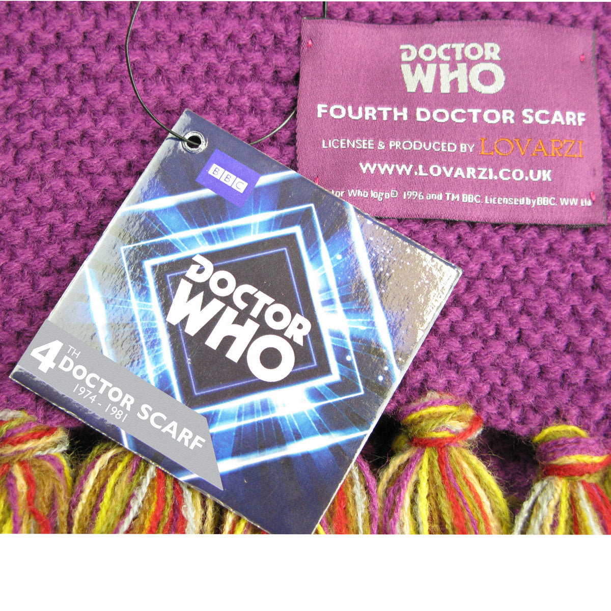 Doctor Who Scarf - Buy Official BBC Season 12 Tom Baker 4th Dr Scarf 12 ...