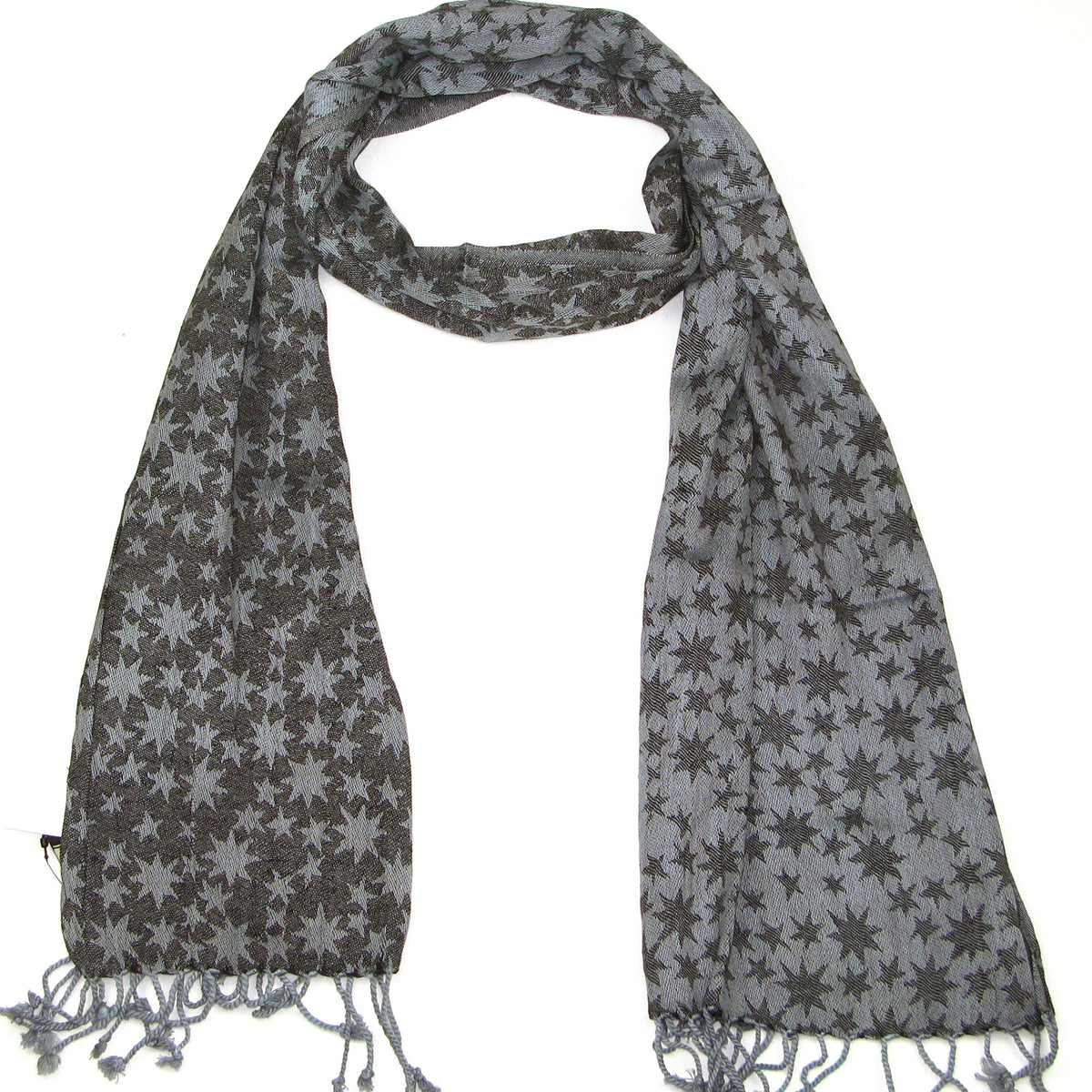 Long Cotton Scarf with Star Design for Men and Women – LOVARZI
