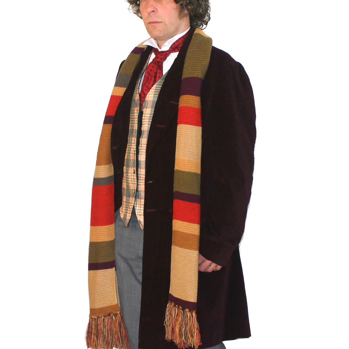 Doctor Who Scarf Shorter Size – Buy official BBC Tom Baker 4th Doctor ...